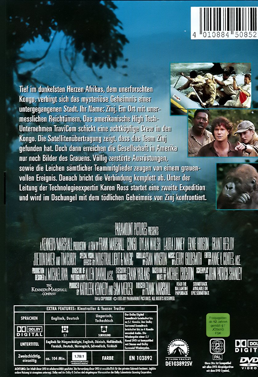Congo: DVD oder Blu-ray leihen - VIDEOBUSTER.de