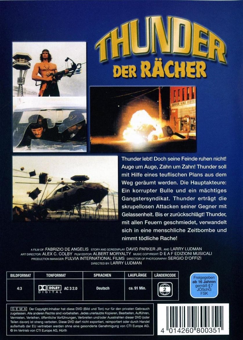 Thunder 2 - Der Rächer: DVD oder Blu-ray leihen - VIDEOBUSTER.de