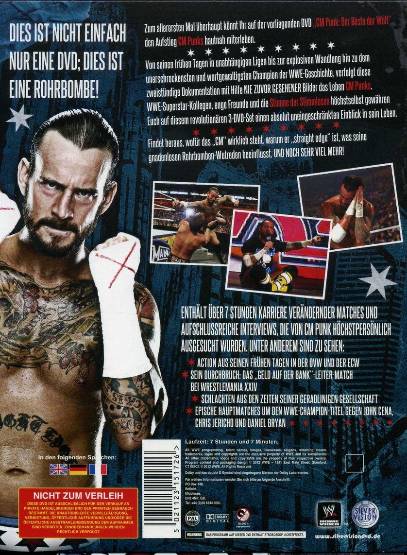 WWE - CM Punk: DVD oder Blu-ray leihen - VIDEOBUSTER.de
