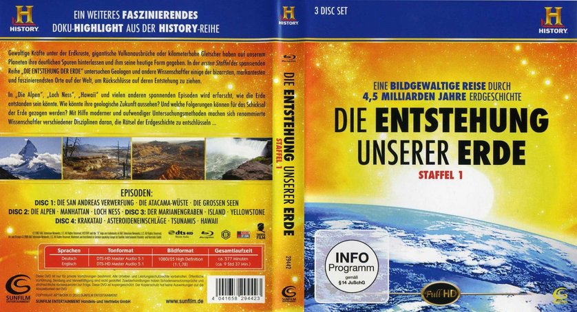 Die Entstehung unserer Erde - Staffel 1: DVD oder Blu-ray leihen - VIDEOBUSTER.de