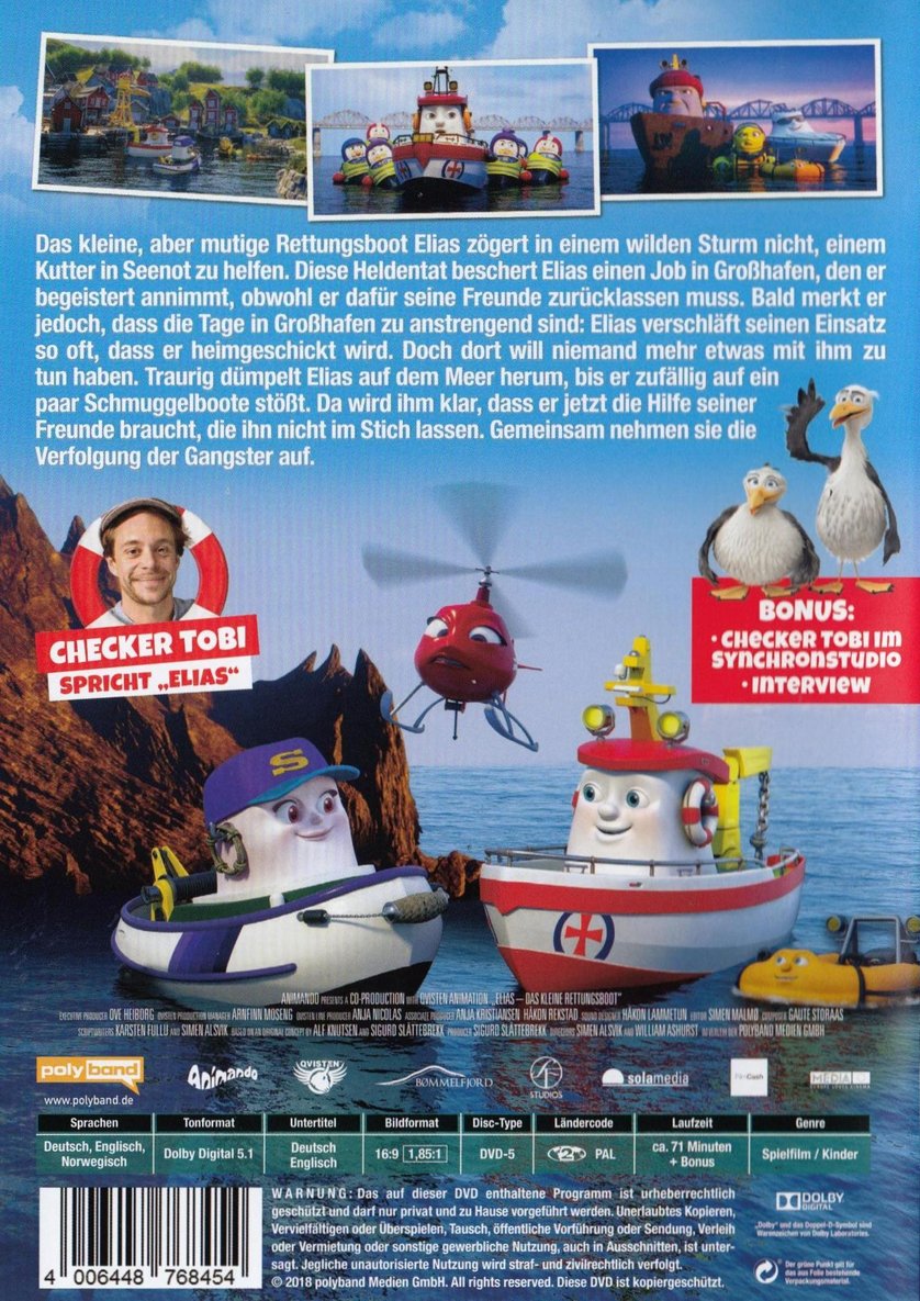 Elias - Das kleine Rettungsboot: DVD oder Blu-ray leihen - VIDEOBUSTER.de