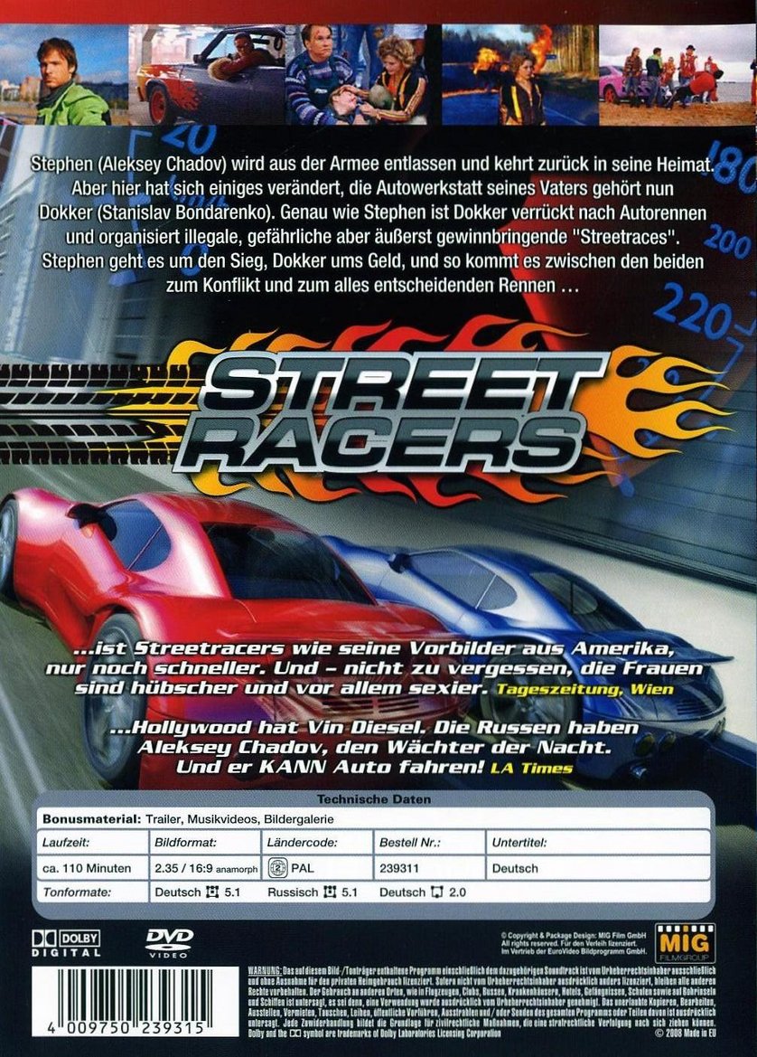 Street Racers: DVD, Blu-ray oder VoD leihen - VIDEOBUSTER.de