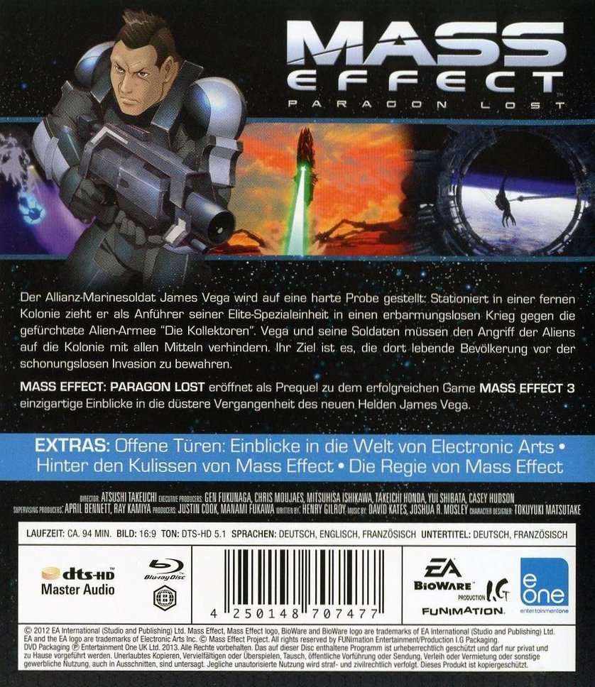Mass Effect - Paragon Lost: DVD oder Blu-ray leihen - VIDEOBUSTER.de