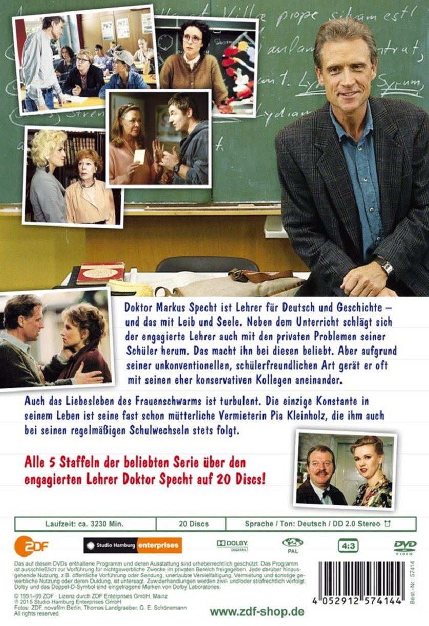 Unser Lehrer Dr. Specht - Staffel 4: DVD oder Blu-ray leihen ...