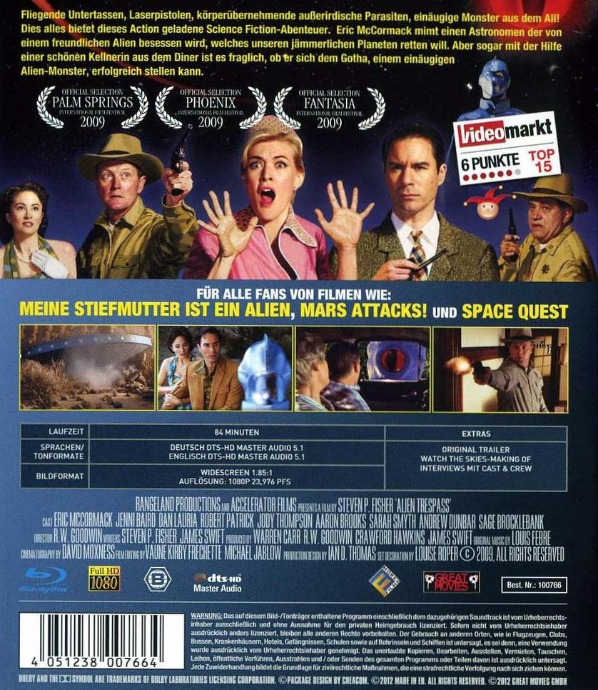 Alien Trespass: DVD, Blu-ray oder VoD leihen - VIDEOBUSTER.de