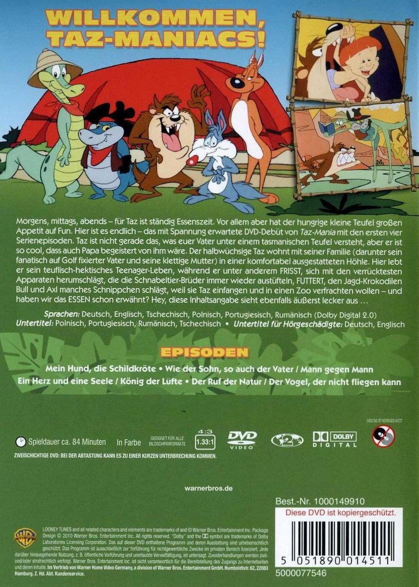 Taz-Mania - Volume 1: DVD oder Blu-ray leihen - VIDEOBUSTER.de