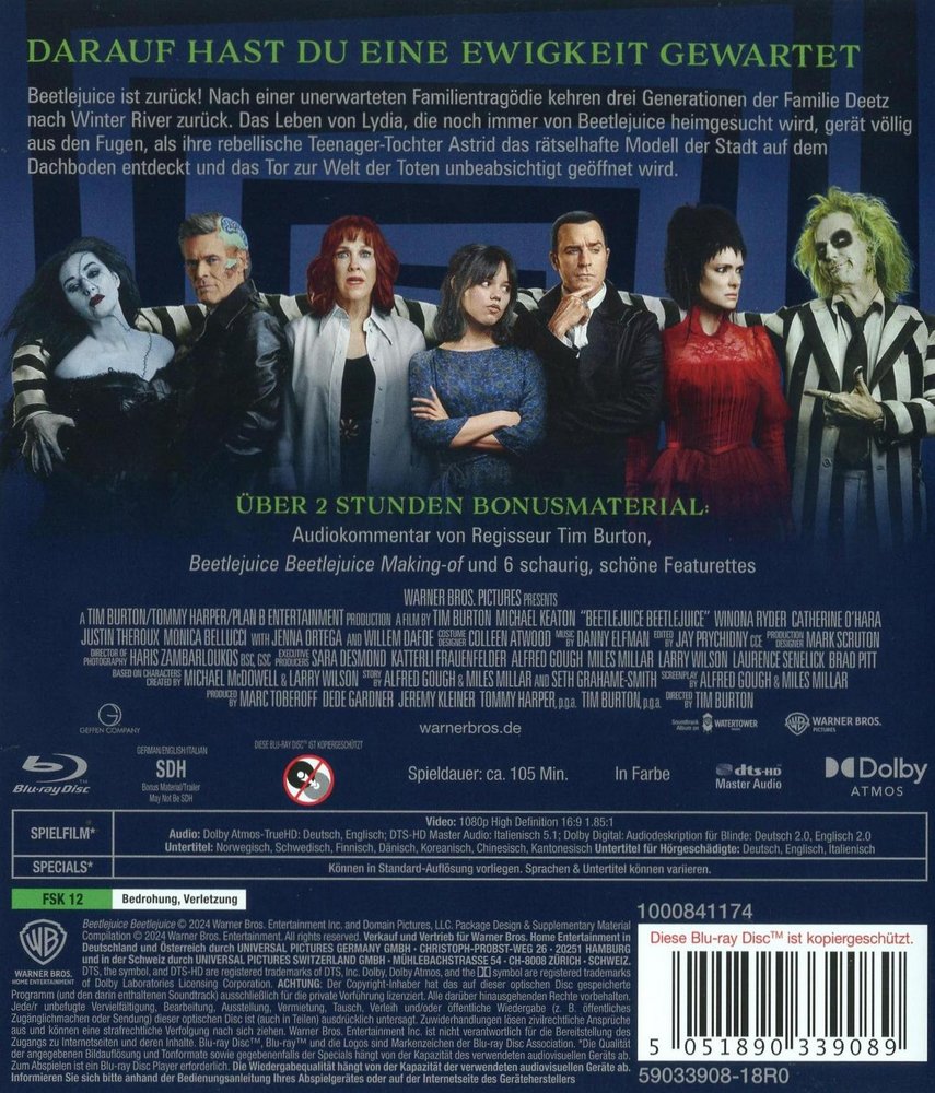 Jetzt Beetlejuice 2 - Beetlejuice Beetlejuice (Blu-ray), gebraucht ...