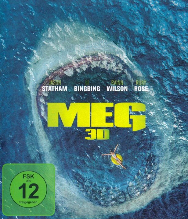 Jetzt Meg (Blu-ray 3D), gebraucht, ohne Cover kaufen