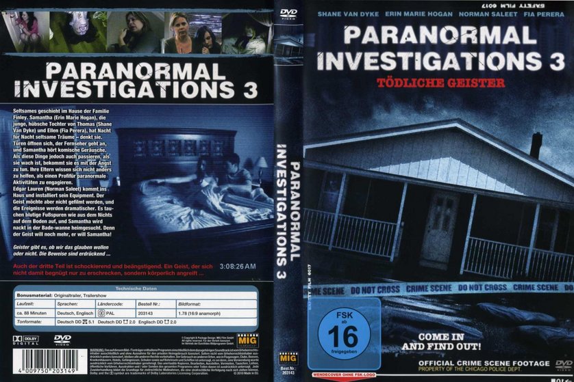 Paranormal Investigations 3: DVD, Blu-ray oder VoD leihen - VIDEOBUSTER.de
