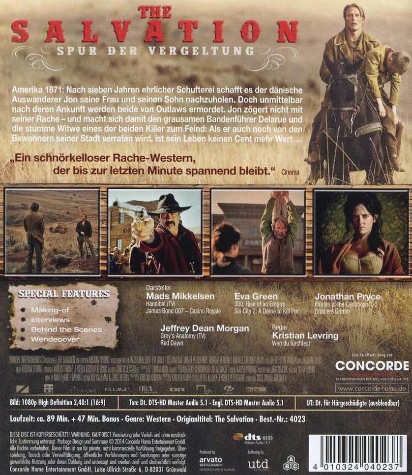 The Salvation: DVD, Blu-ray oder VoD leihen - VIDEOBUSTER.de