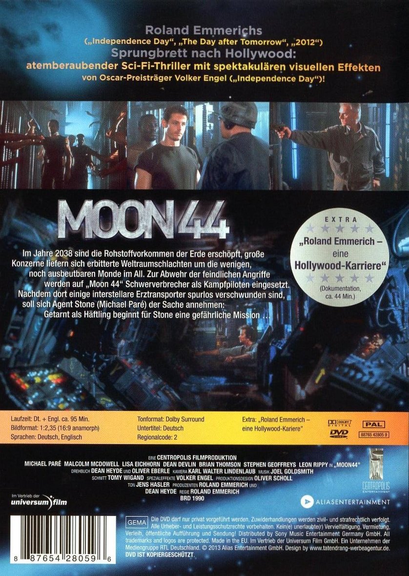 Moon 44: DVD, Blu-ray oder VoD leihen - VIDEOBUSTER.de