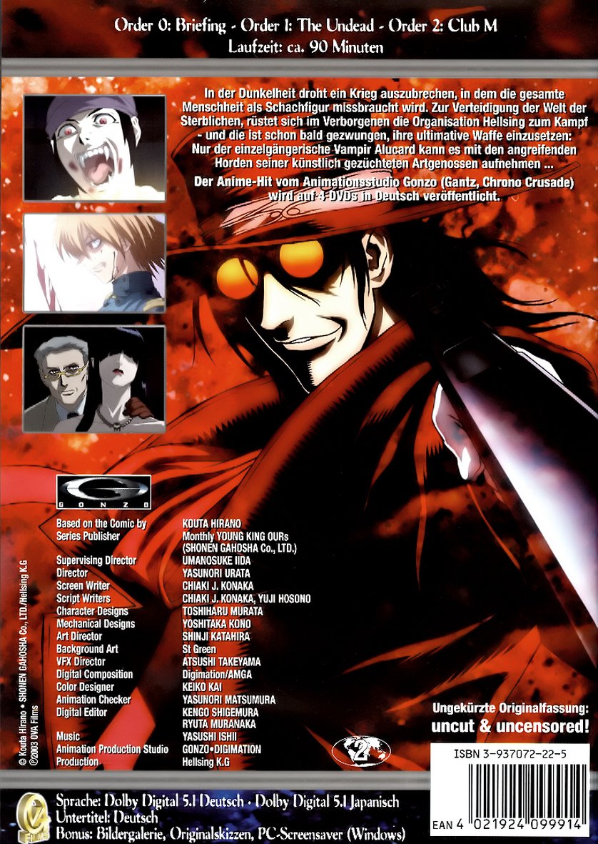 Hellsing: DVD oder Blu-ray leihen - VIDEOBUSTER.de
