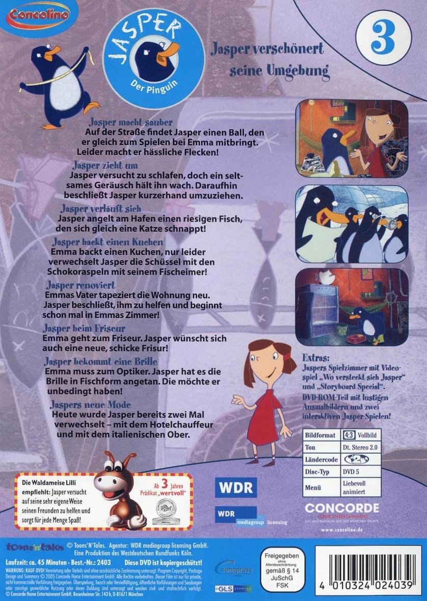 Jasper der Pinguin: DVD oder Blu-ray leihen - VIDEOBUSTER.de