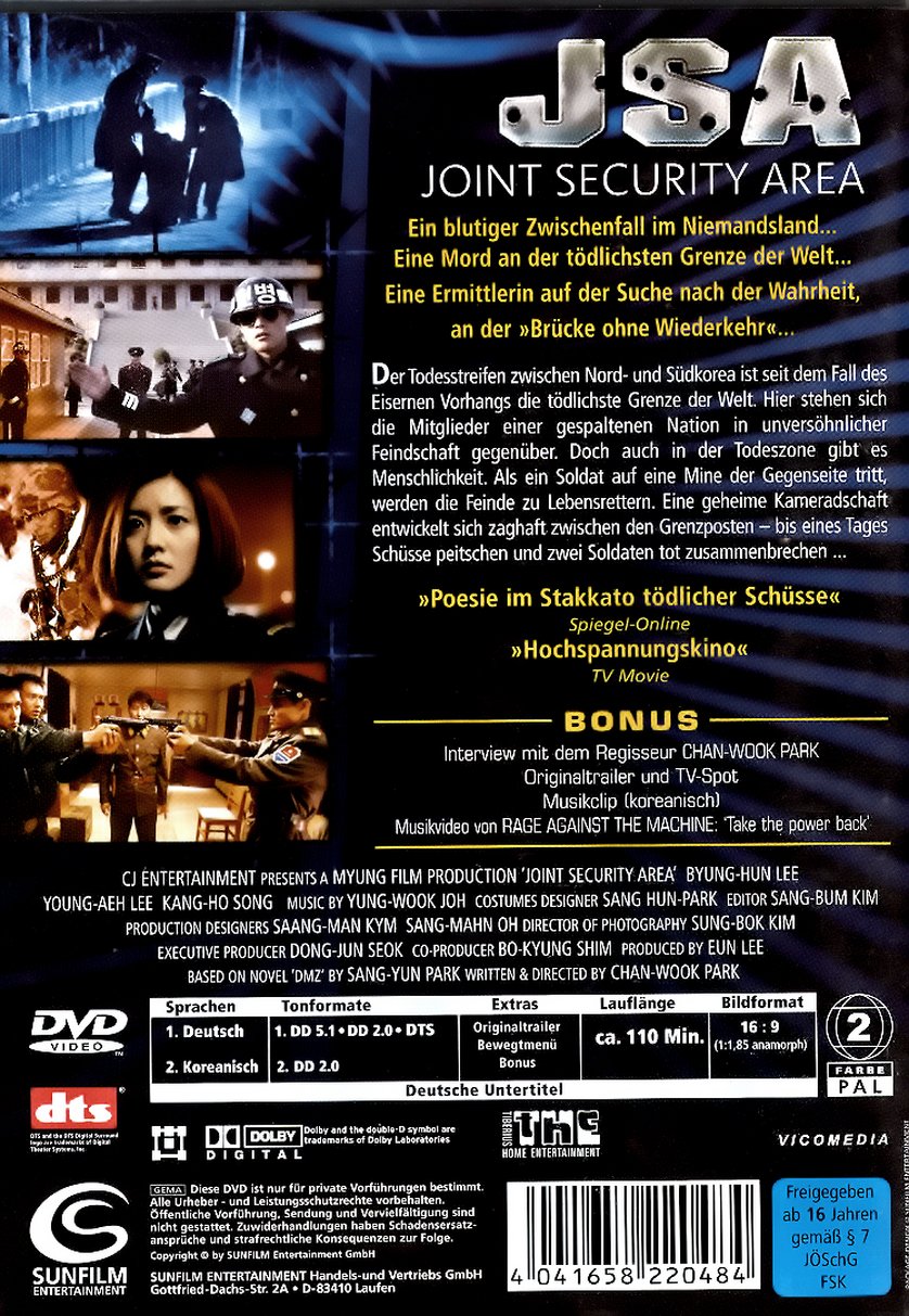 JSA - Joint Security Area: DVD oder Blu-ray leihen - VIDEOBUSTER.de