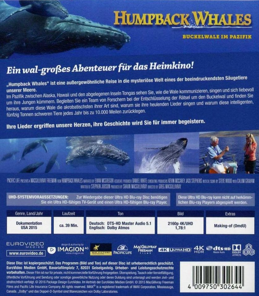 IMAX - Humpback Whales: DVD oder Blu-ray leihen - VIDEOBUSTER.de