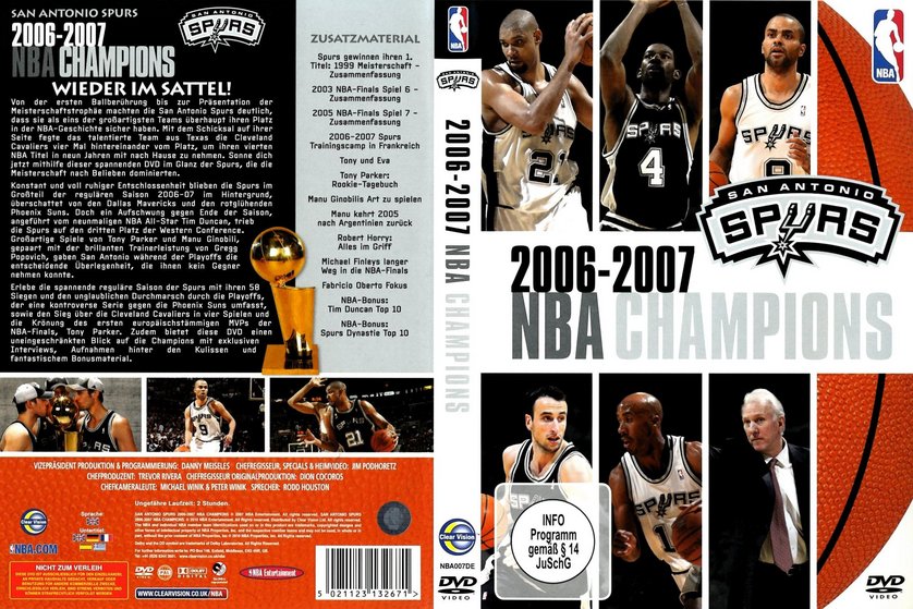 NBA Champions 2006-2007 - San Antonio Spurs: DVD oder Blu-ray leihen ...
