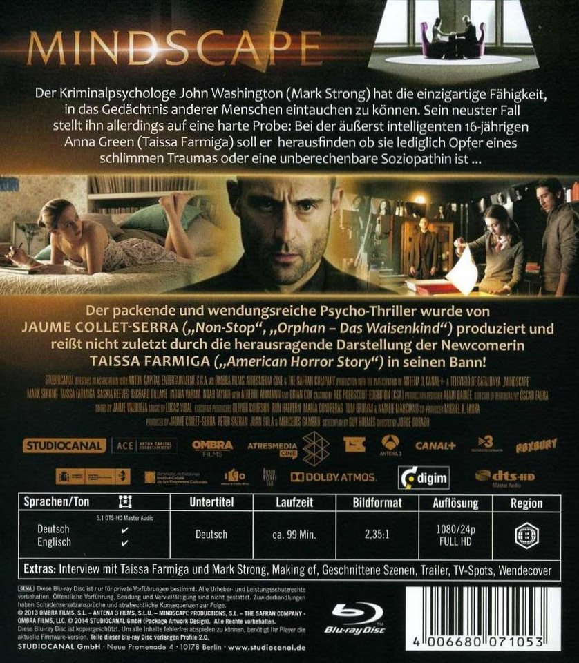 Mindscape: DVD oder Blu-ray leihen - VIDEOBUSTER.de
