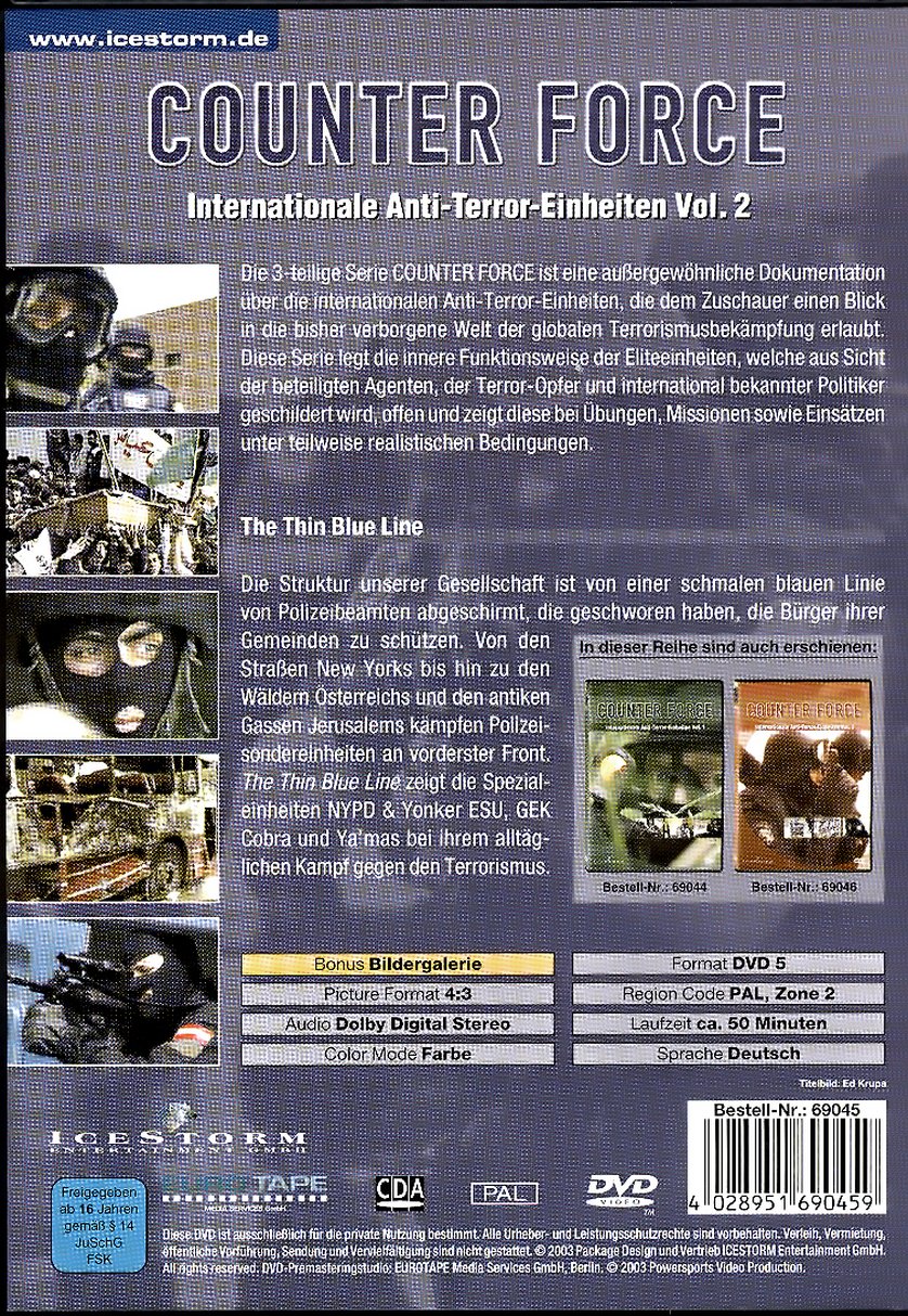 Counter Force - Internationale Anti-Terror-Einheiten: DVD oder Blu-ray ...