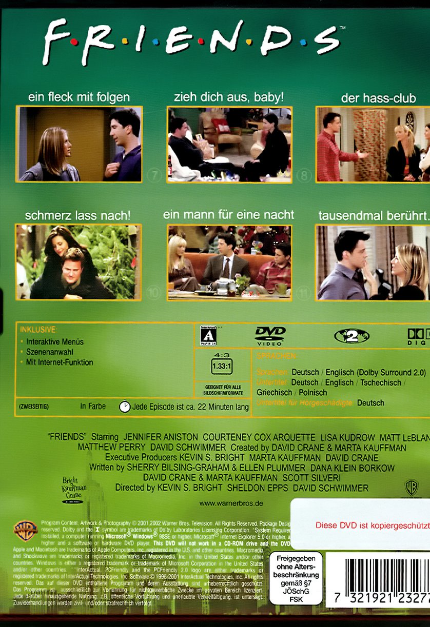Friends - Staffel 8: DVD oder Blu-ray leihen - VIDEOBUSTER.de