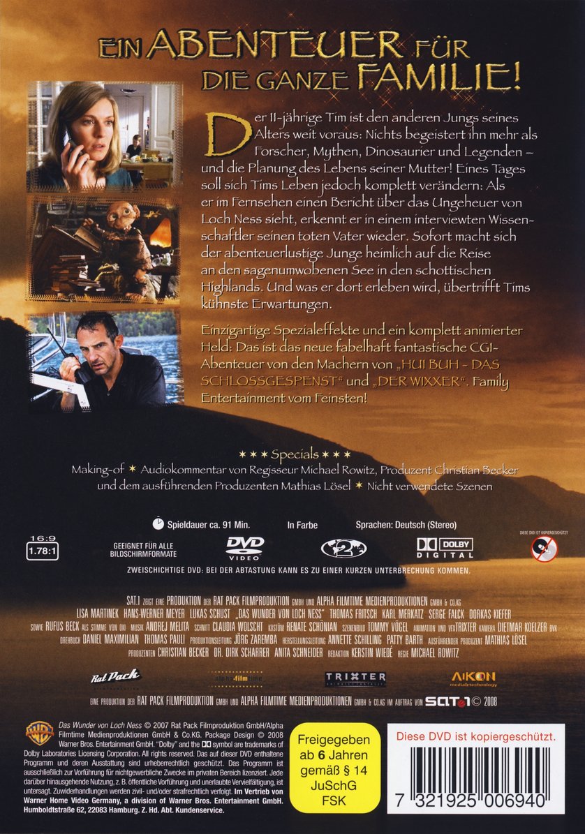 Das Wunder von Loch Ness: DVD oder Blu-ray leihen - VIDEOBUSTER.de
