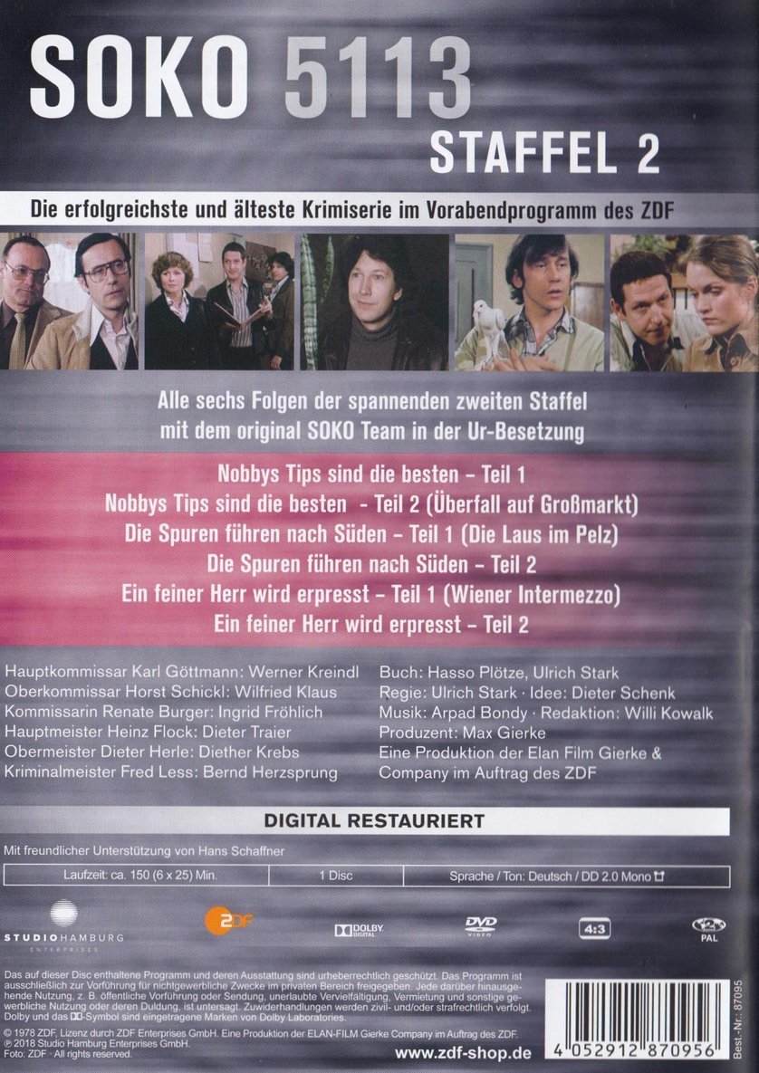 SOKO 5113 - Staffel 2: DVD oder Blu-ray leihen - VIDEOBUSTER.de