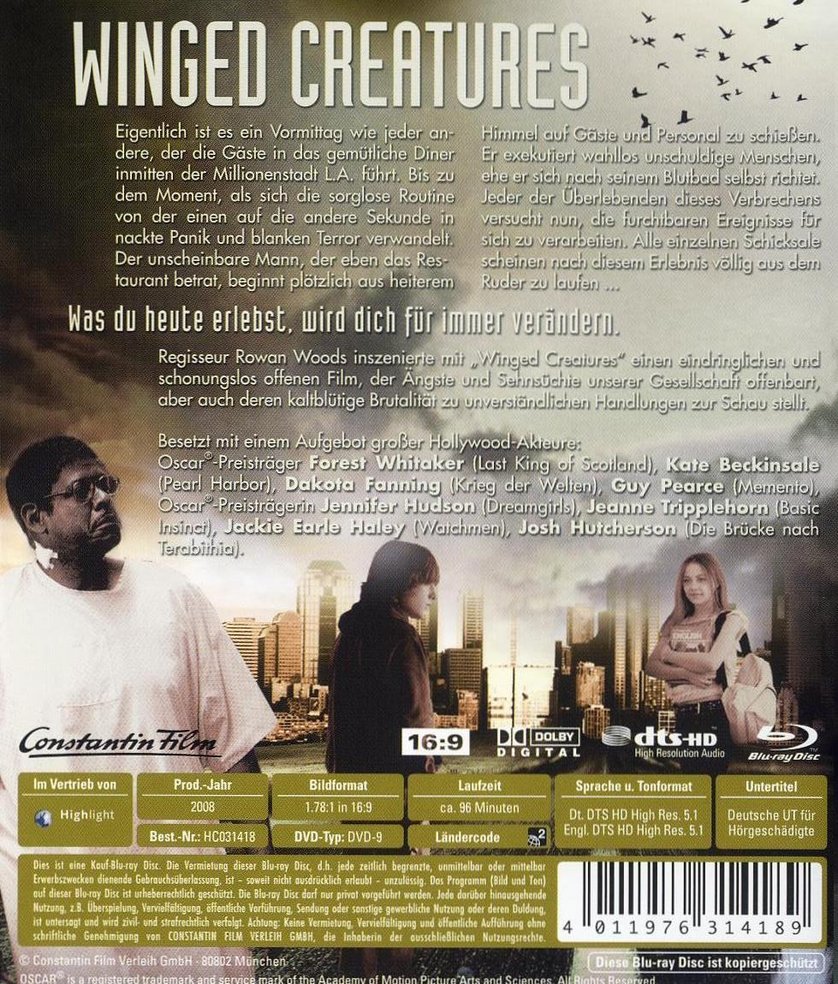 Winged Creatures: DVD oder Blu-ray leihen - VIDEOBUSTER.de