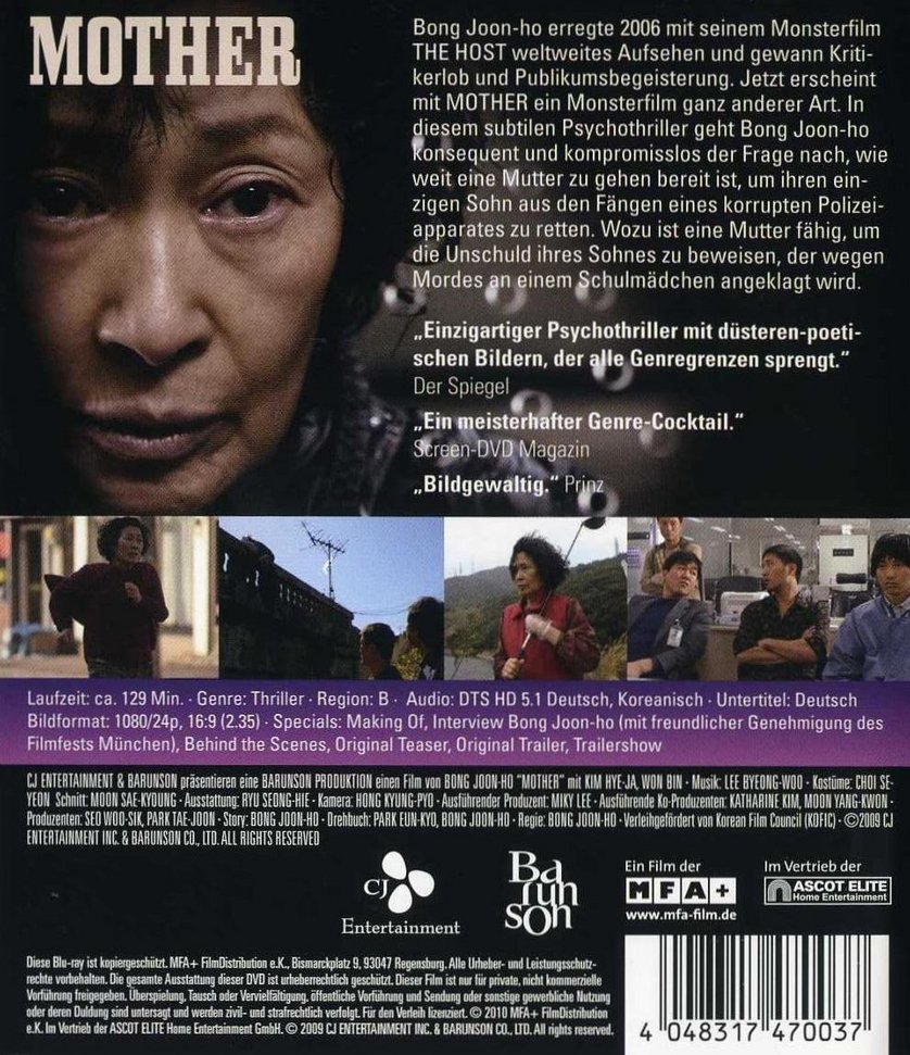 Mother: DVD, Blu-ray oder VoD leihen - VIDEOBUSTER.de