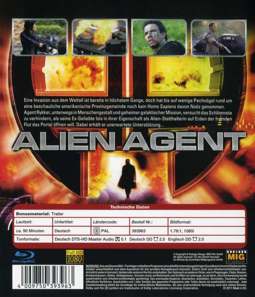 Alien Agent: DVD oder Blu-ray leihen - VIDEOBUSTER.de