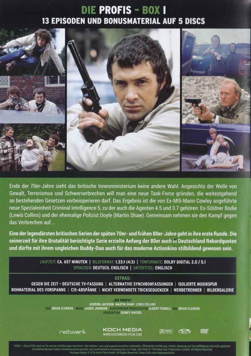 Die Profis - Box 1: DVD oder Blu-ray leihen - VIDEOBUSTER.de