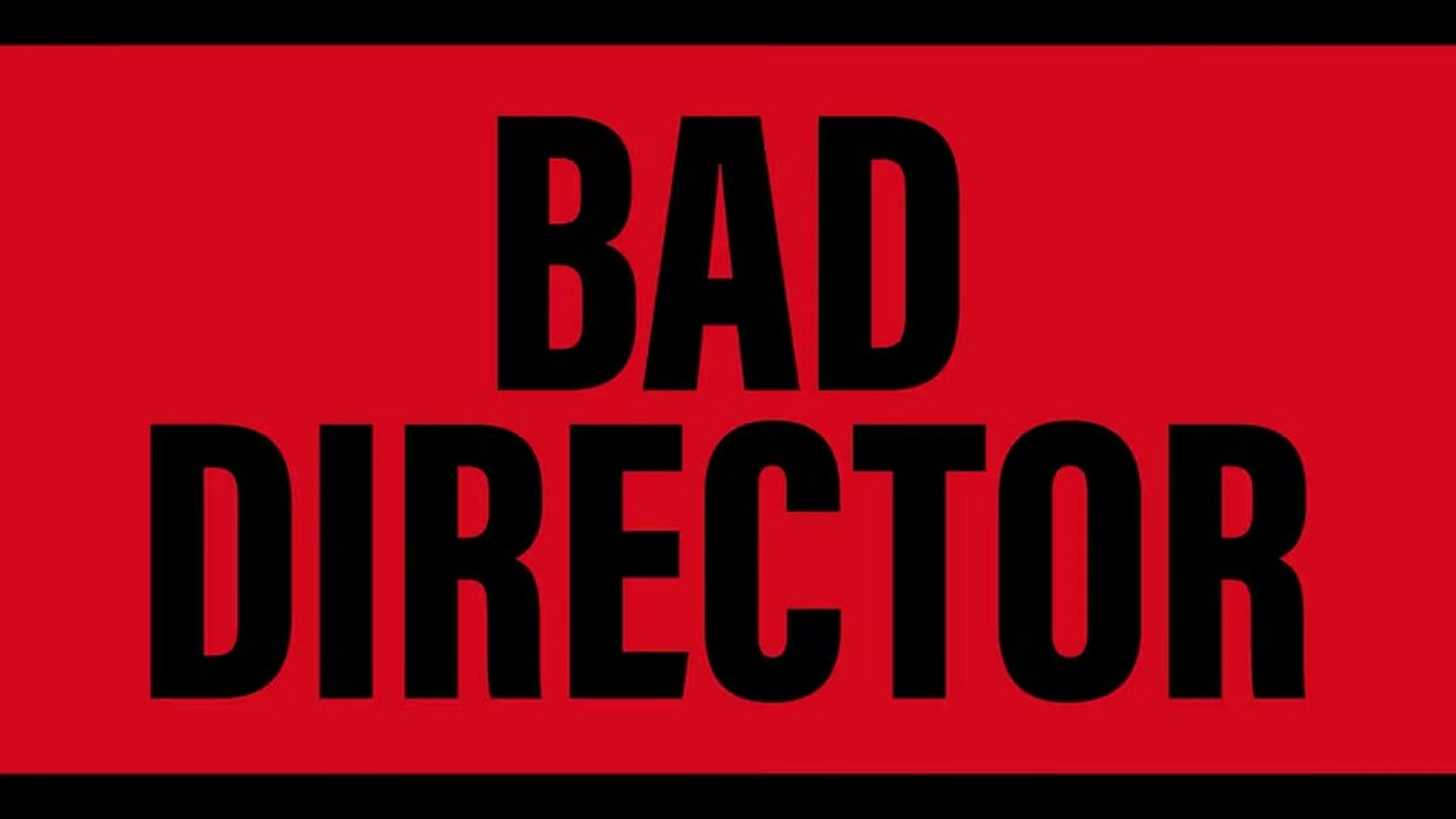 Bad Director: Stream, Blu-ray, 4K UHD oder DVD - VIDEOBUSTER