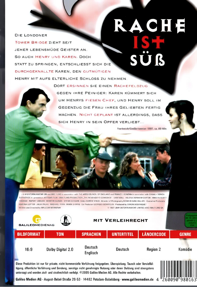Rache Ist Süß Dvd Oder Blu Ray Leihen Videobuster De