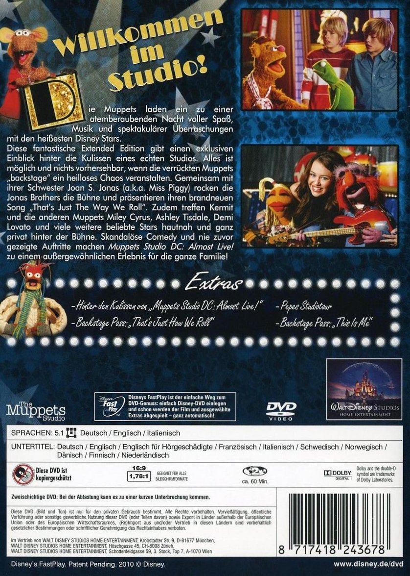Die Muppets - Studio DC Almost Live: DVD oder Blu-ray leihen ...