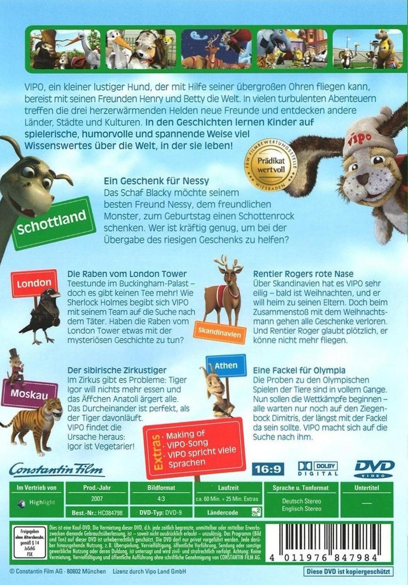 Vipo entdeckt die Welt: DVD oder Blu-ray leihen - VIDEOBUSTER.de