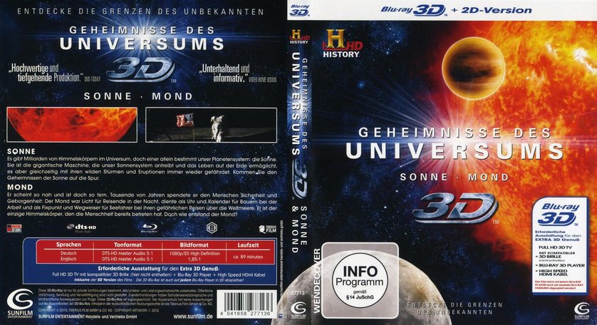 Geheimnisse des Universums - Sonne und Mond: DVD oder Blu-ray leihen ...