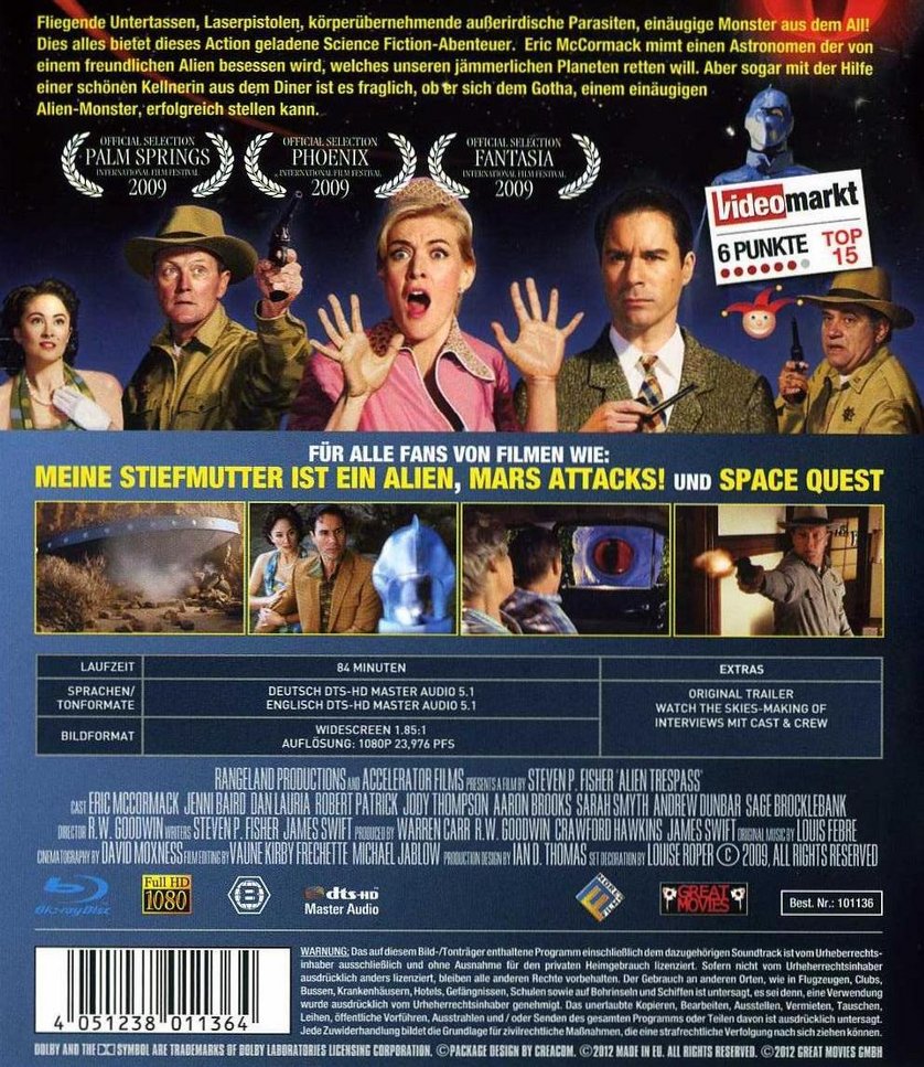 Alien Trespass: DVD, Blu-ray oder VoD leihen - VIDEOBUSTER.de