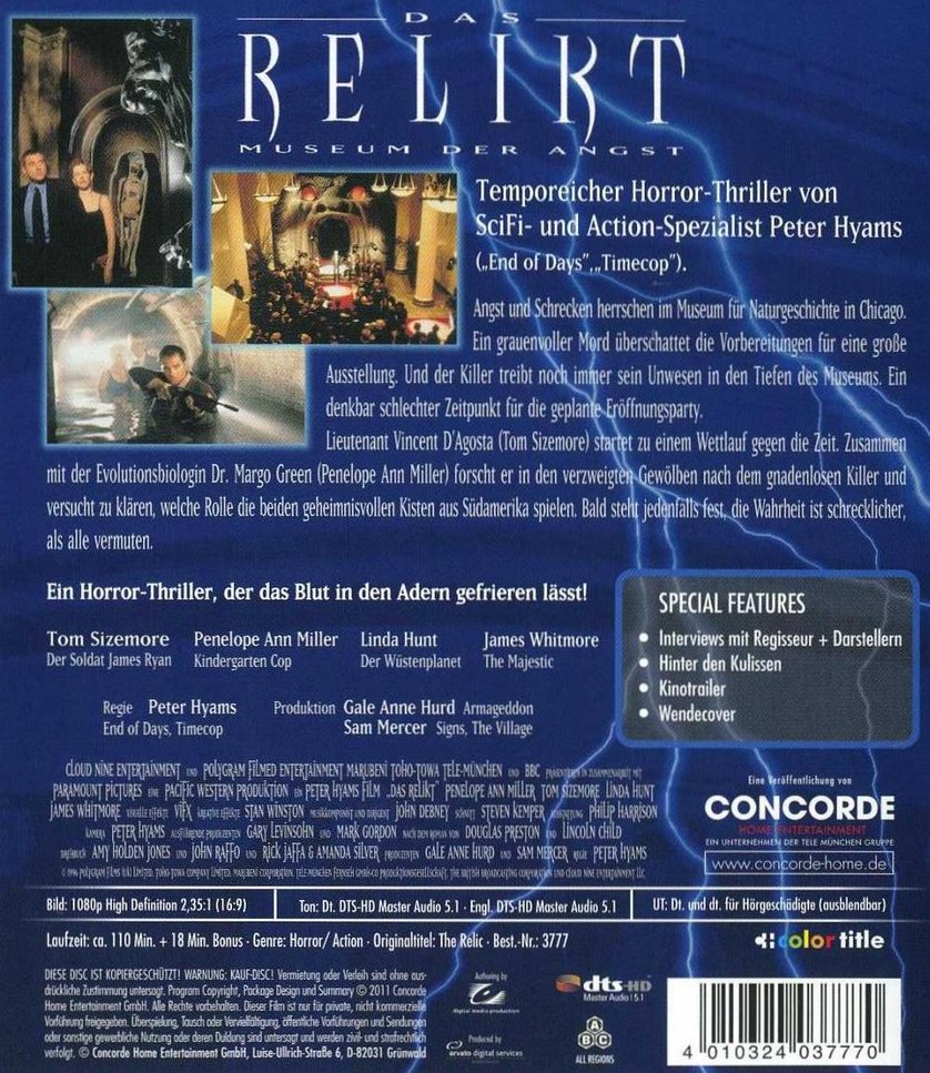 Das Relikt: DVD, Blu-ray oder VoD leihen - VIDEOBUSTER.de