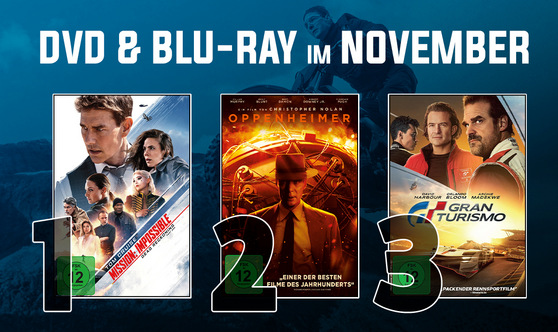 DVD & Blu-ray Charts November 2023: Barbie gibt Plätze frei und an der ...