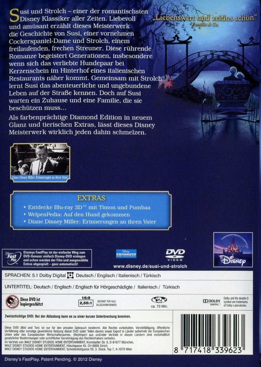 Susi und Strolch: DVD oder Blu-ray leihen - VIDEOBUSTER.de