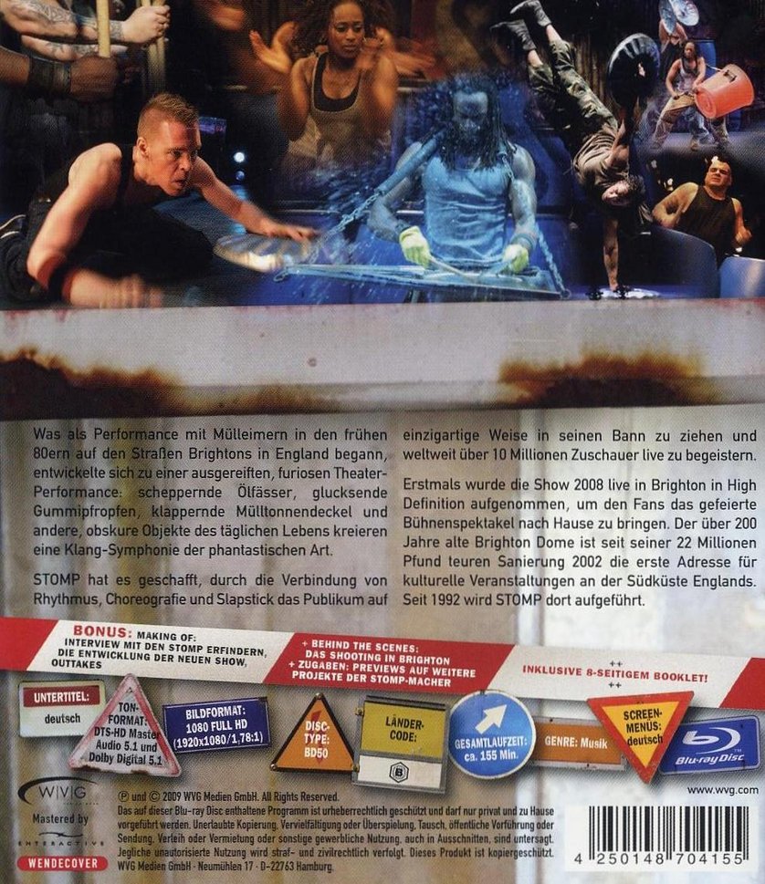 Stomp - Live 2008: DVD oder Blu-ray leihen - VIDEOBUSTER.de