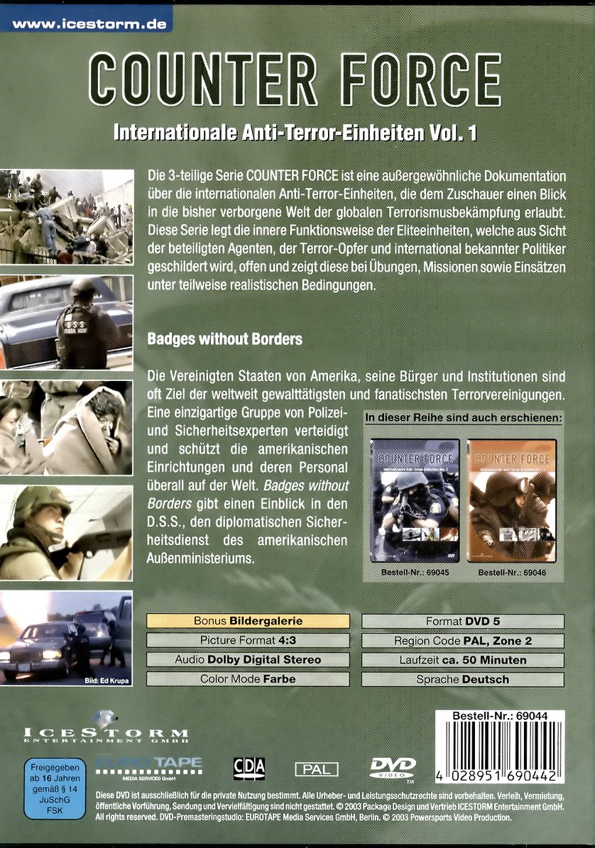 Counter Force - Internationale Anti-Terror-Einheiten: DVD oder Blu-ray ...