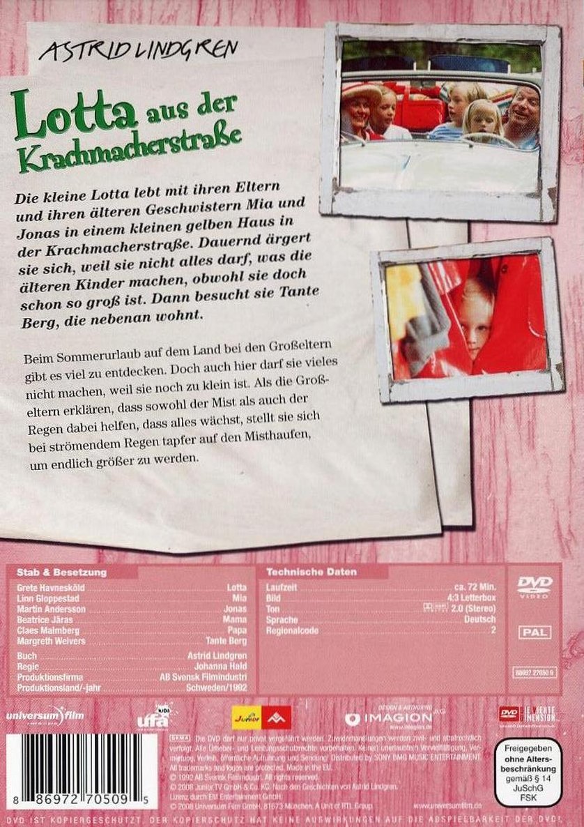 Lotta aus der Krachmacherstraße: DVD oder Blu-ray leihen - VIDEOBUSTER.de