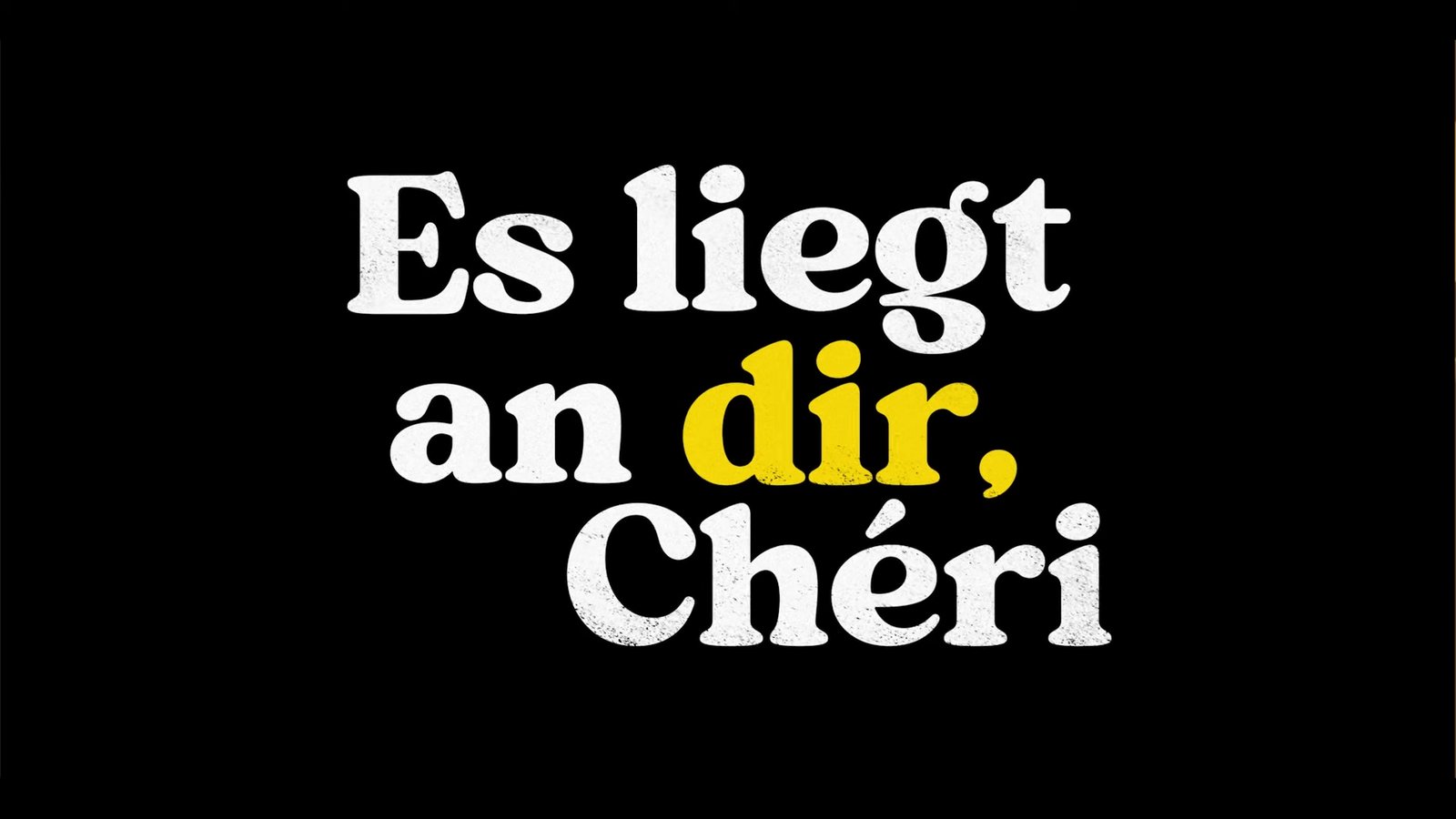 Es liegt an dir, Chéri: Stream, Blu-ray, 4K UHD oder DVD - VIDEOBUSTER