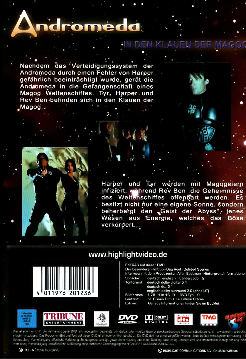 Gene Roddenberrys Andromeda - In den Klauen der Magog: DVD oder Blu-ray ...