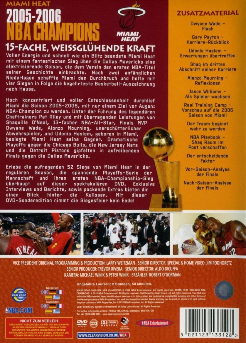 NBA Champions 2005-2006 - Miami Heat: DVD oder Blu-ray leihen ...