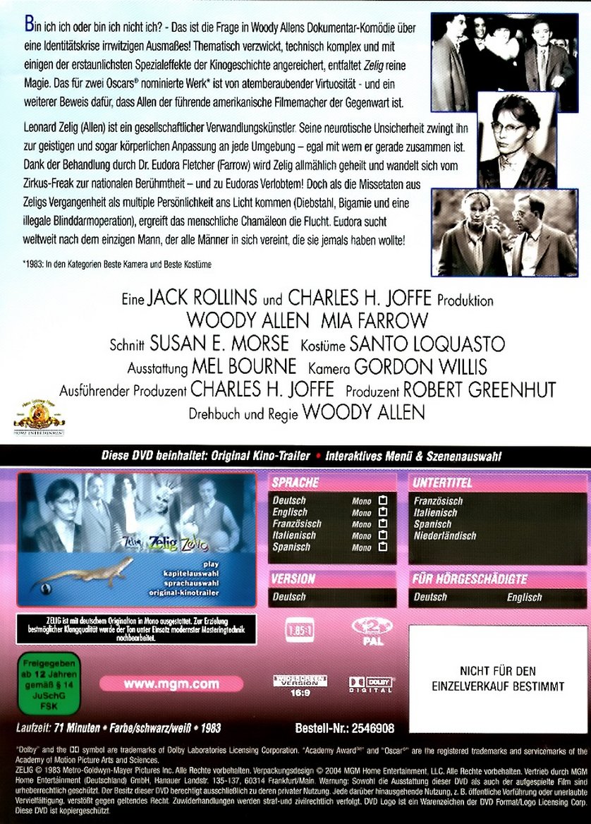 Zelig: DVD oder Blu-ray leihen - VIDEOBUSTER.de