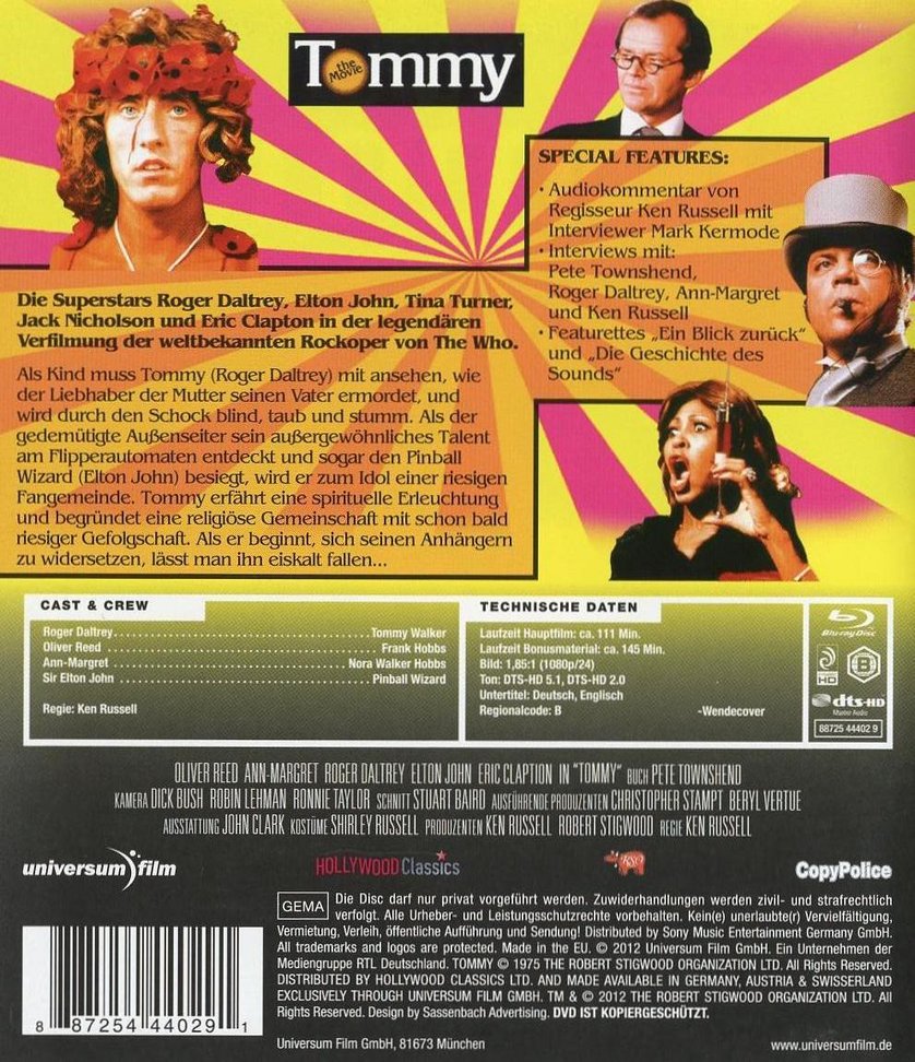 Tommy: DVD oder Blu-ray leihen - VIDEOBUSTER.de
