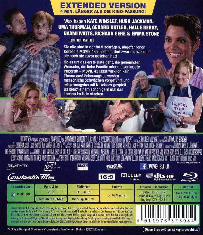 Movie 43: DVD, Blu-ray oder VoD leihen - VIDEOBUSTER.de