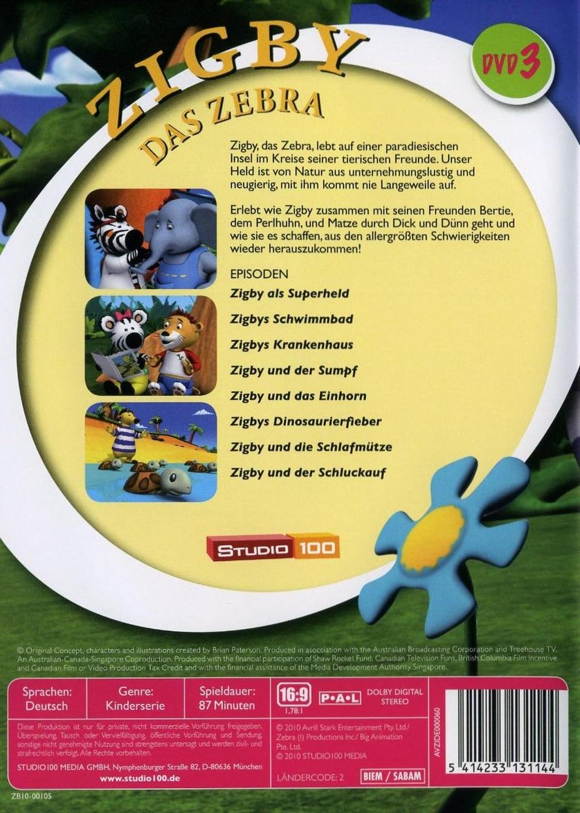 Zigby, das Zebra: DVD oder Blu-ray leihen - VIDEOBUSTER.de