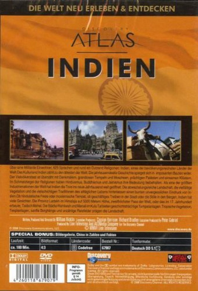 Discovery HD Atlas - Indien: DVD oder Blu-ray leihen - VIDEOBUSTER.de