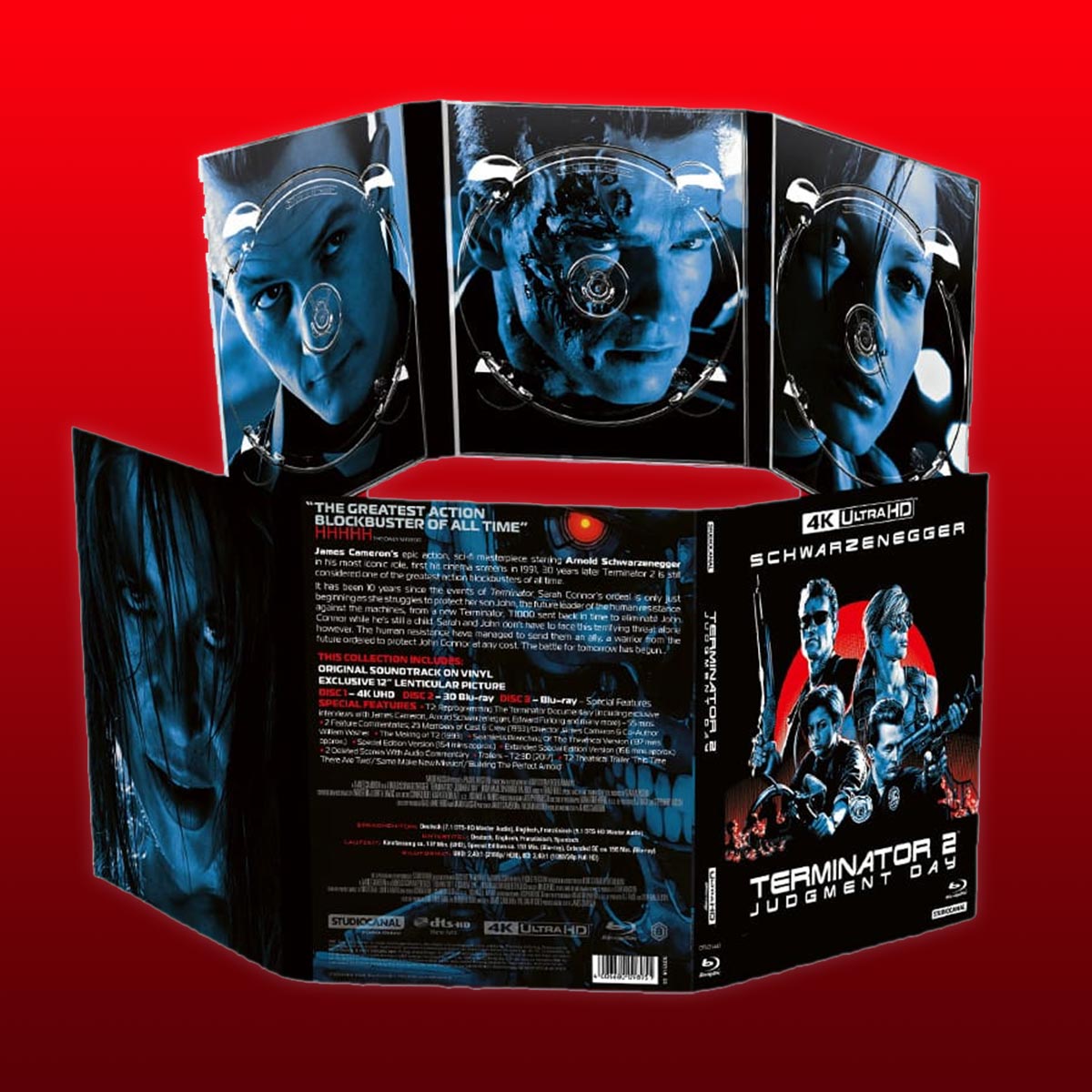Terminator 2 - Limited 30th Anniversary Vinyl Edition (4K Ultra-HD ...